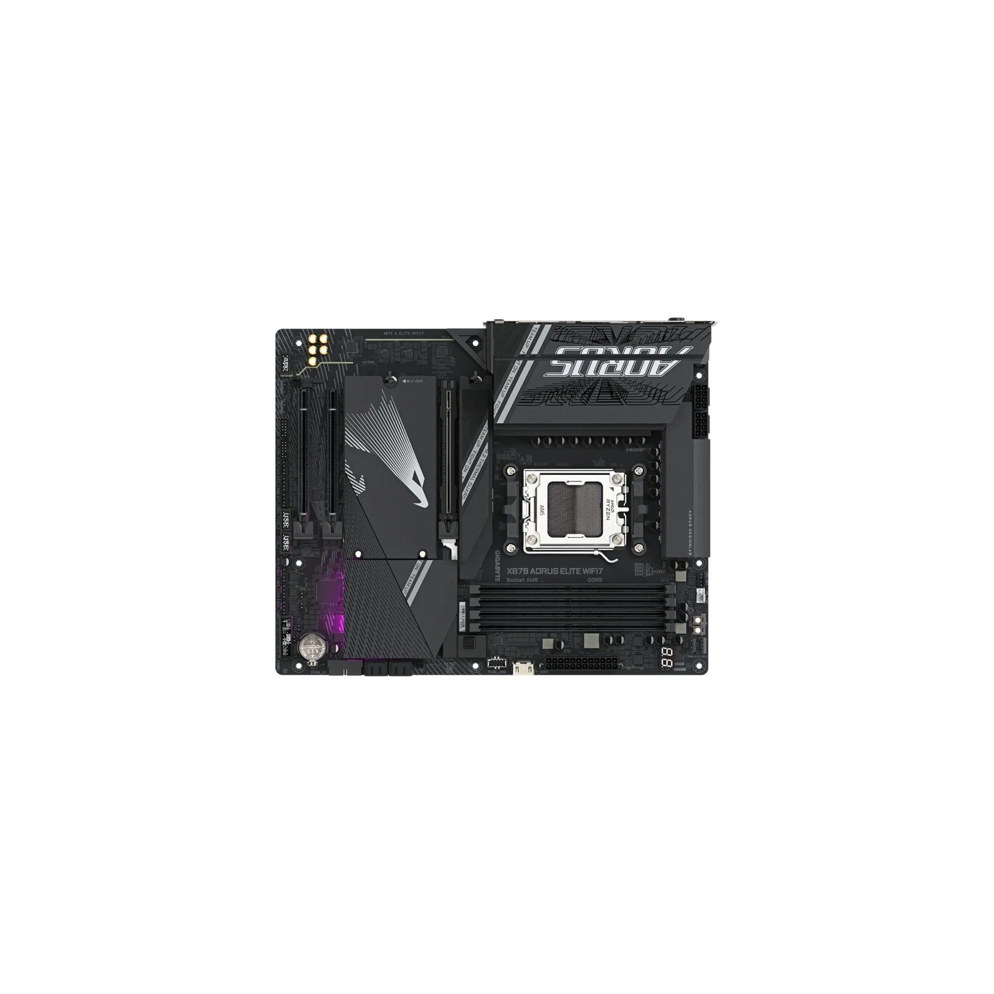 Материнская плата Gigabyte X870 A ELITE WIFI7, SocketAM5, AMD X870, ATX