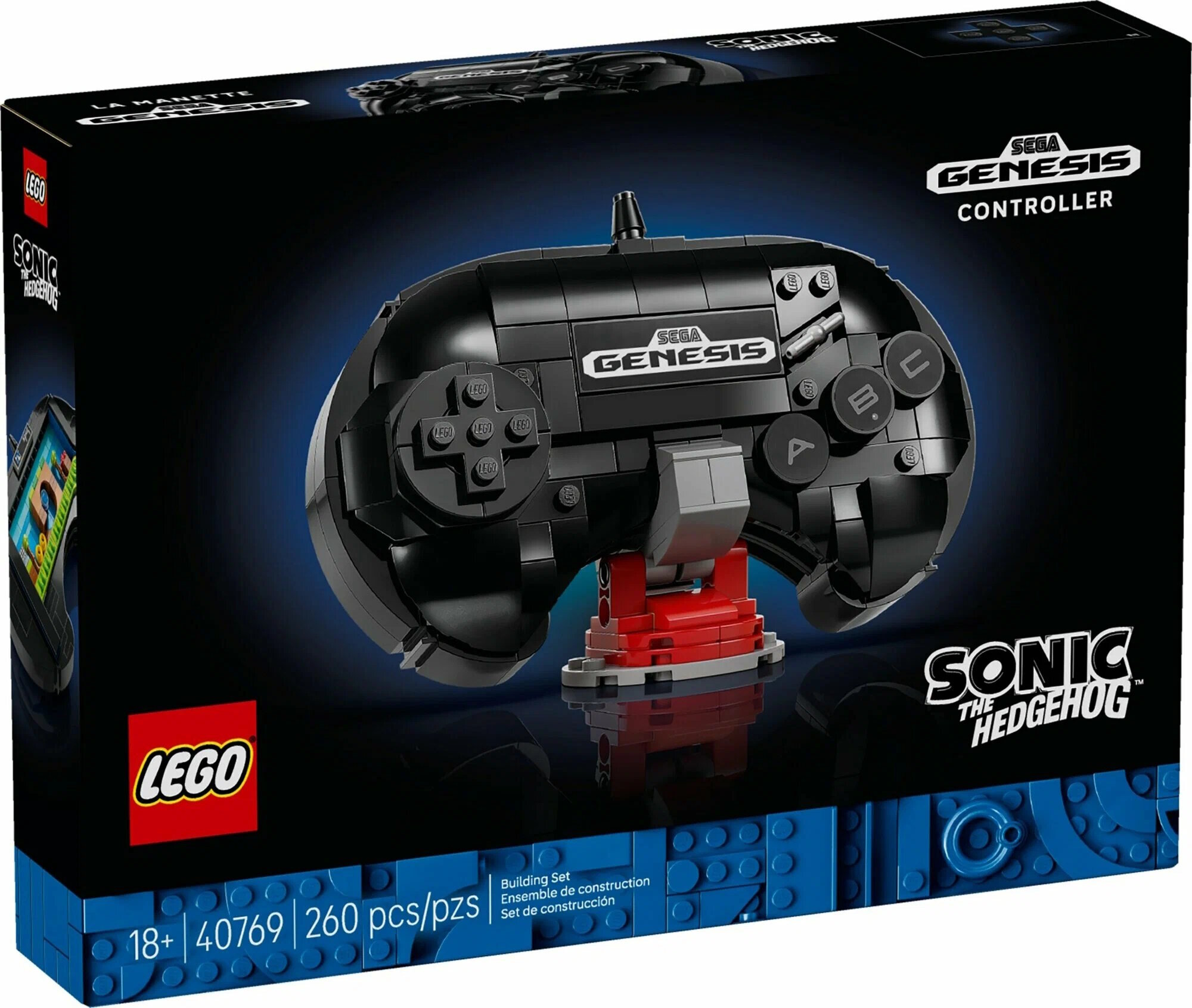Конструктор LEGO Promotional 40769 Контроллер SEGA Genesis, 260 деталей, 18+