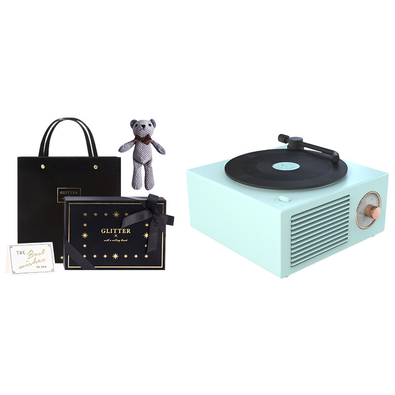 Беспроводные колонки CHIELYUAL, bamboo spring green, exquisite gift box