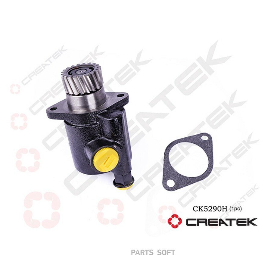 Насос ГУРа WD12, WP12, газ CREATEK от официального дистрибьютора, CREATEK, артикул CK5290H