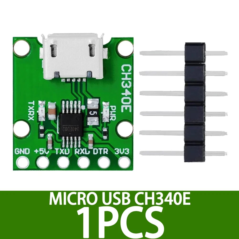 CH340N SOP8 USB-TTL-программатор модуля преобразователя со встроенным генератором, заменяет CH340G CH340E CH340C CH9340 для Arduino