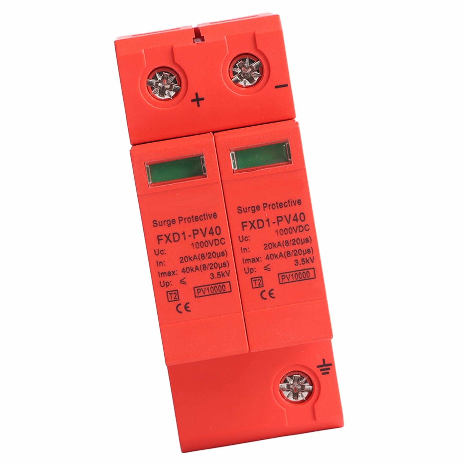 DC surge protector SPD photovoltaic lightning protection 2P arrester 40KA surge protection DC1000V
