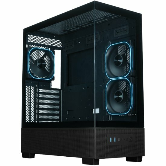 Корпус Xastra Q500 3ARGB-FG-C10-UC, черный