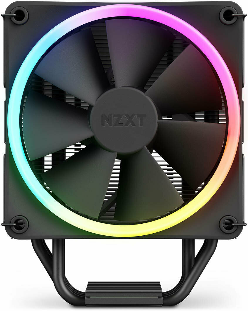 Cистема воздушного охлаждения (кулер) NZXT T120 RGB Black Черный