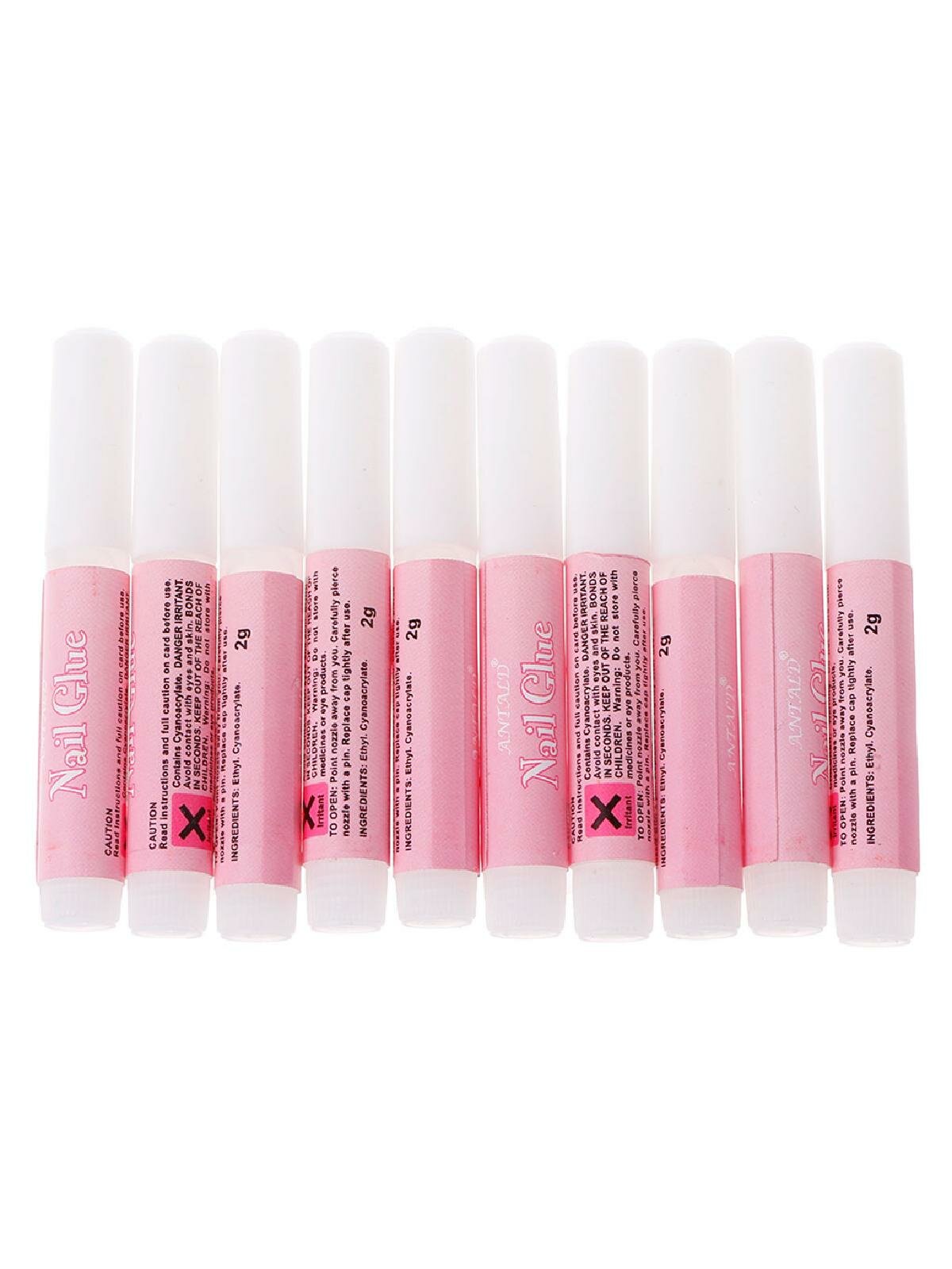 10 бутылок, 2 г пластыря для ногтей, клей для сверления