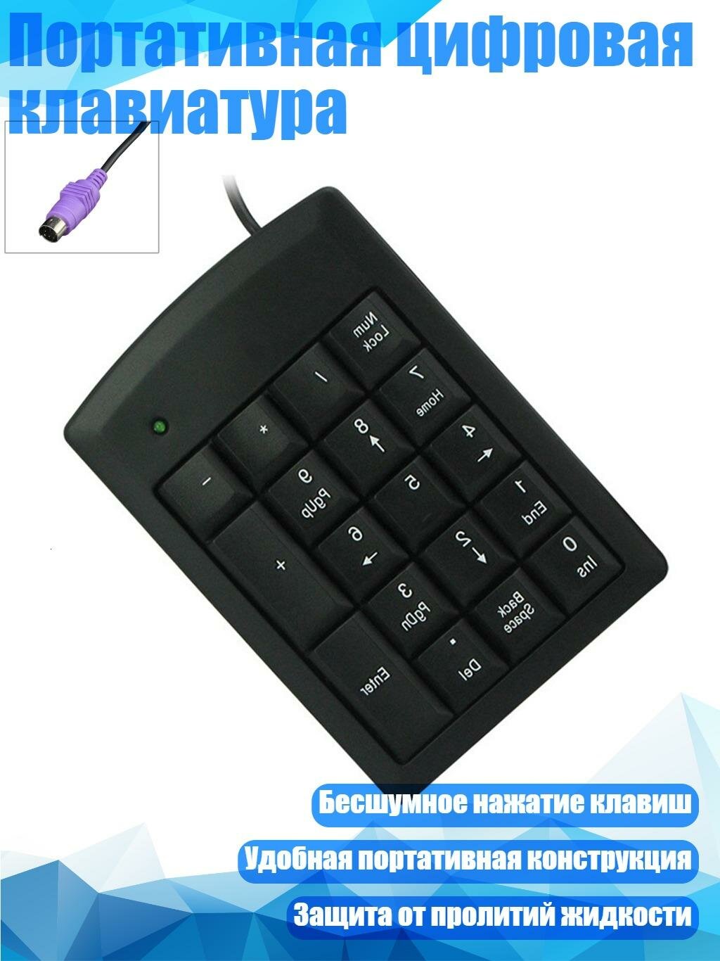 Портативная цифровая клавиатура, Интерфейс PS2