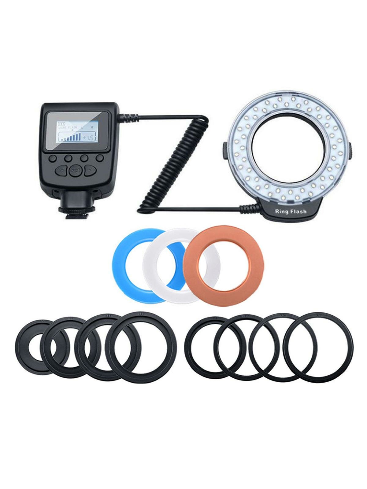 Кольцевая макро-вспышка камеры с мягким светом rf 550D