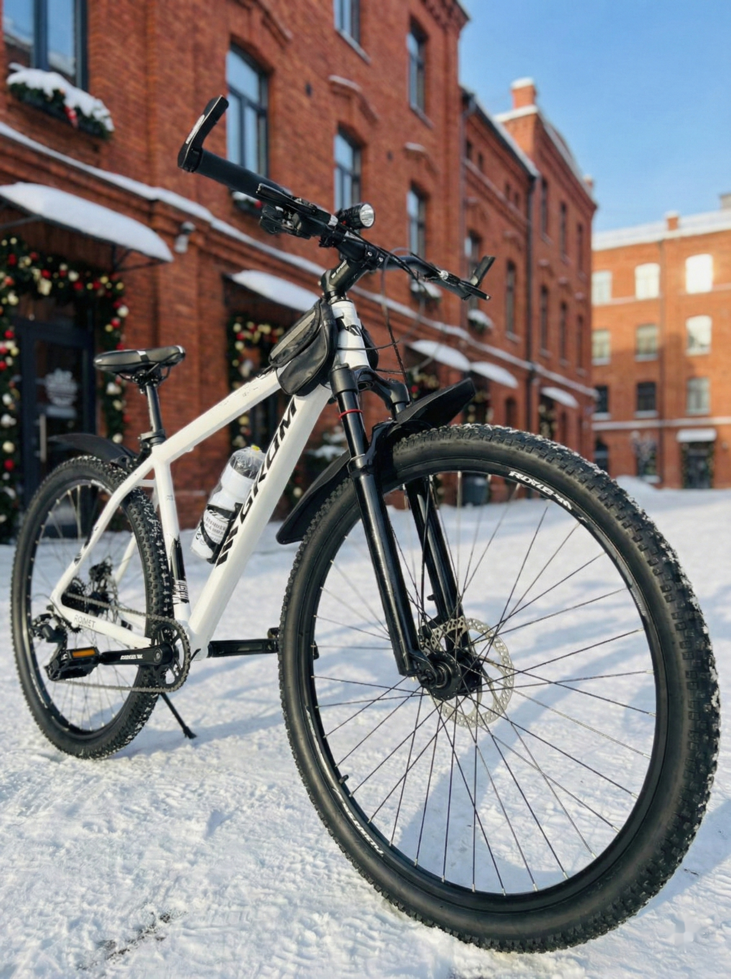 Горный велосипед GROM, городской, 29 дюймов / взрослый, мужской и женский для прогулки / скоростной, спортивный велик белый