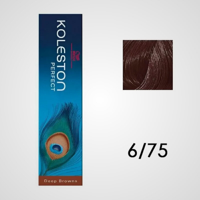 6/75 Стойкая крем краска Koleston 60мл WELLA Koleston perfect 6/75 Краска 60мл