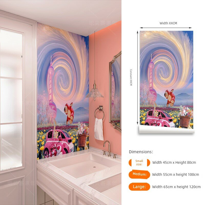 Наклейки для декора стен ванной комнаты, водонепроницаемые самоклеящиеся наклейки для плитки в ванной, туалете, для