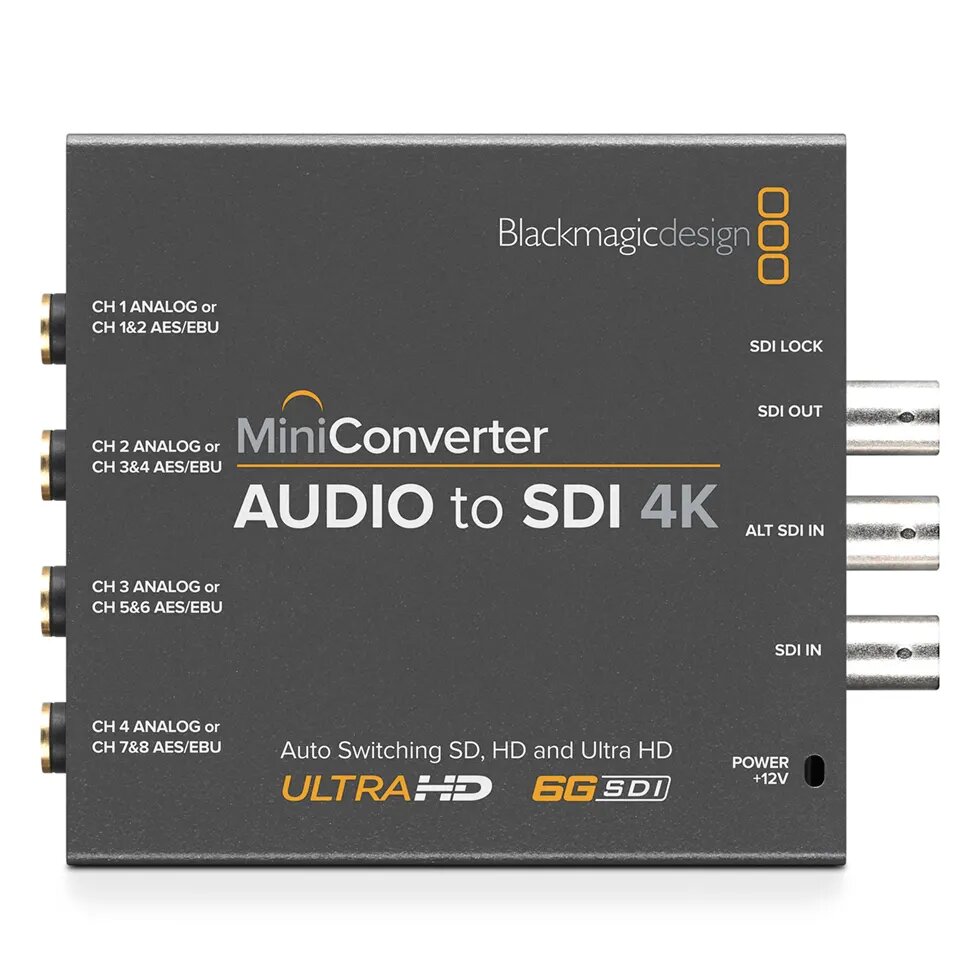 Конвертер Blackmagic Mini Converter Audio to SDI 4K
