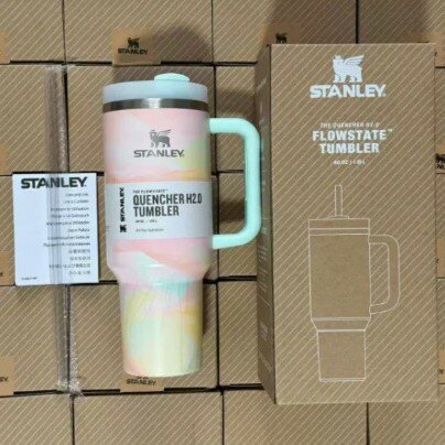 Горячая продажа: изолированный стакан Stanley Style 2-го поколения 40OZ, автомобильный стакан для льда, в наличии, портативный