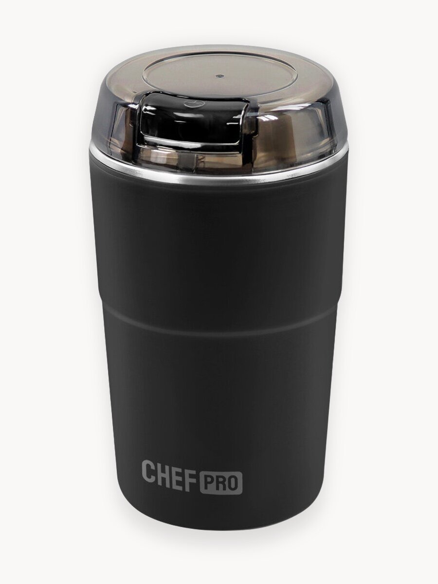 Кофемолка CHEF PRO CF-CG1401A черный/матовый хром