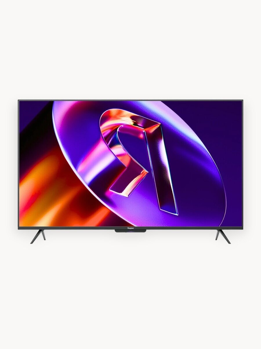 Телевизор Яндекс ТВ Станция Про MiniLED с Алисой, 65" 4K UHD, KSF QLED, черный (YNDX-00104)