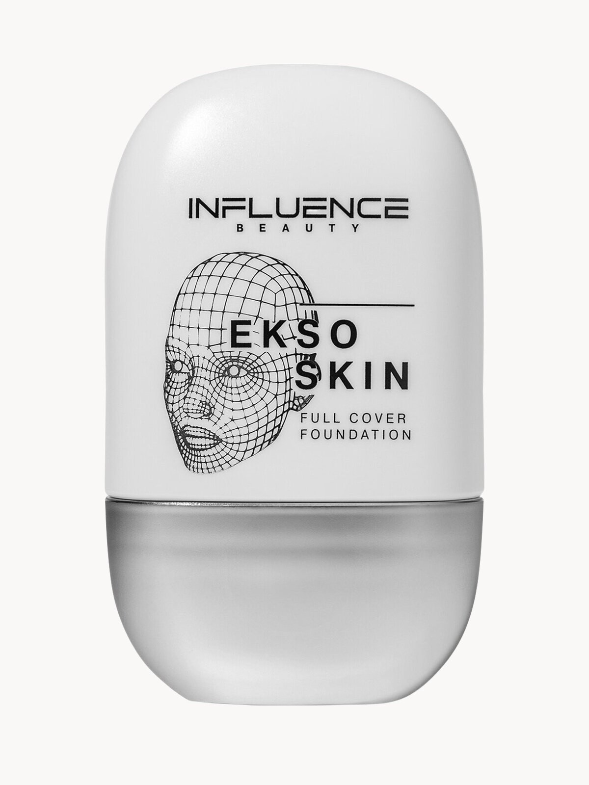 INFLUENCE BEAUTY Тональная основа с высокой степенью покрытия Ekso Skin, 43 г, 05 Темно-бежевый