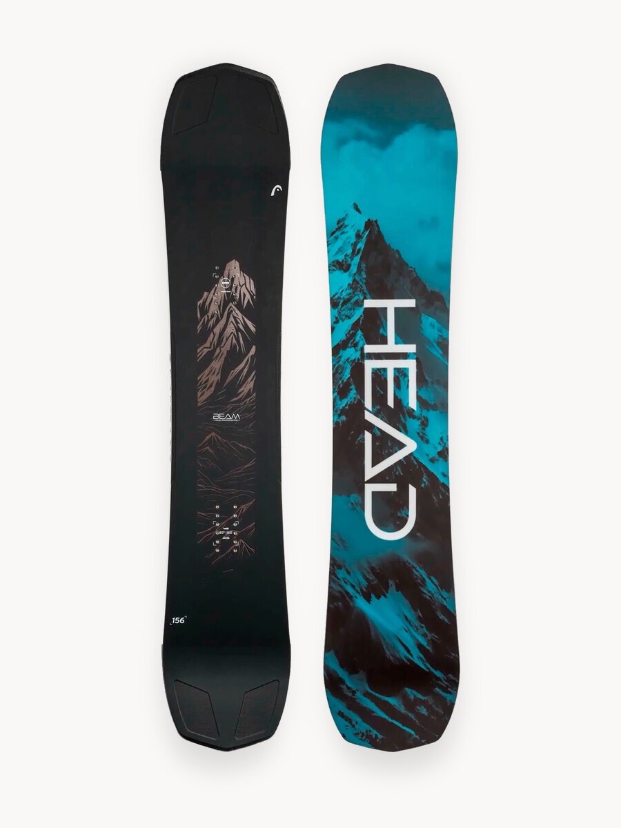 Сноуборд мужской HEAD BEAM (25/26) Blue Green Black/-черно-синий, 162 см