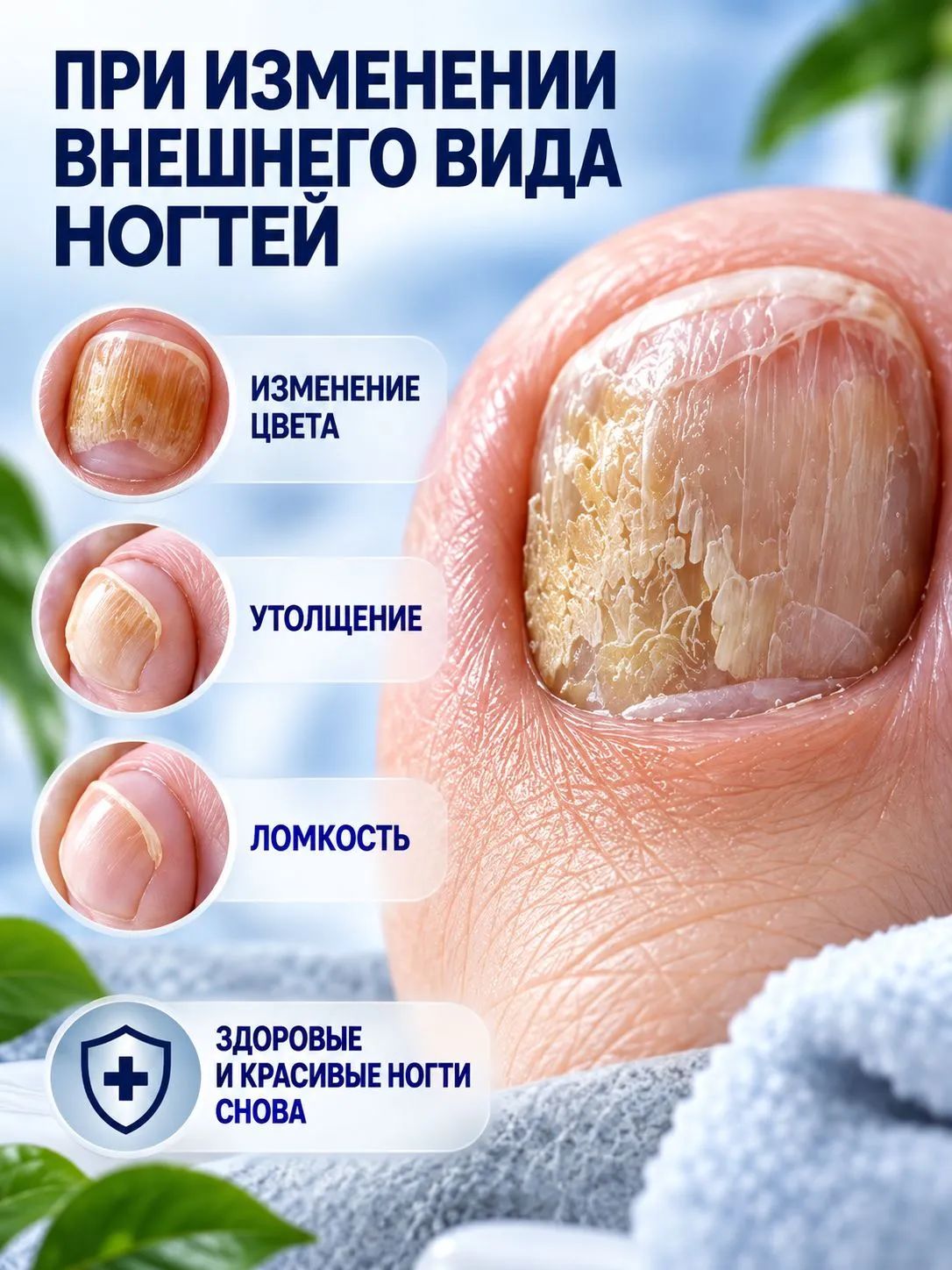 Средство от грибка ногтей на ногах эффективное / Мазь от грибка ногтей / Капли