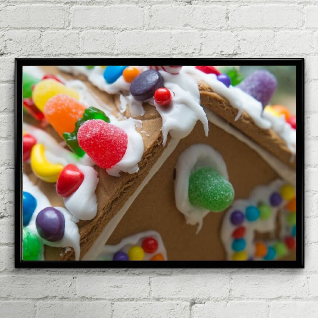 Постер "Сладкий домик" Cool Eshe из коллекции "Интерьеры на любой вкус", плакат А3