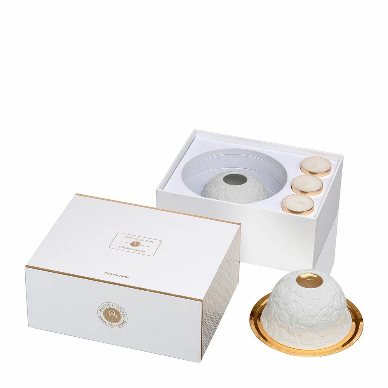 ORENS PARFUMS Photophore Flower - фотофор (в комплекте с 3 свечками)