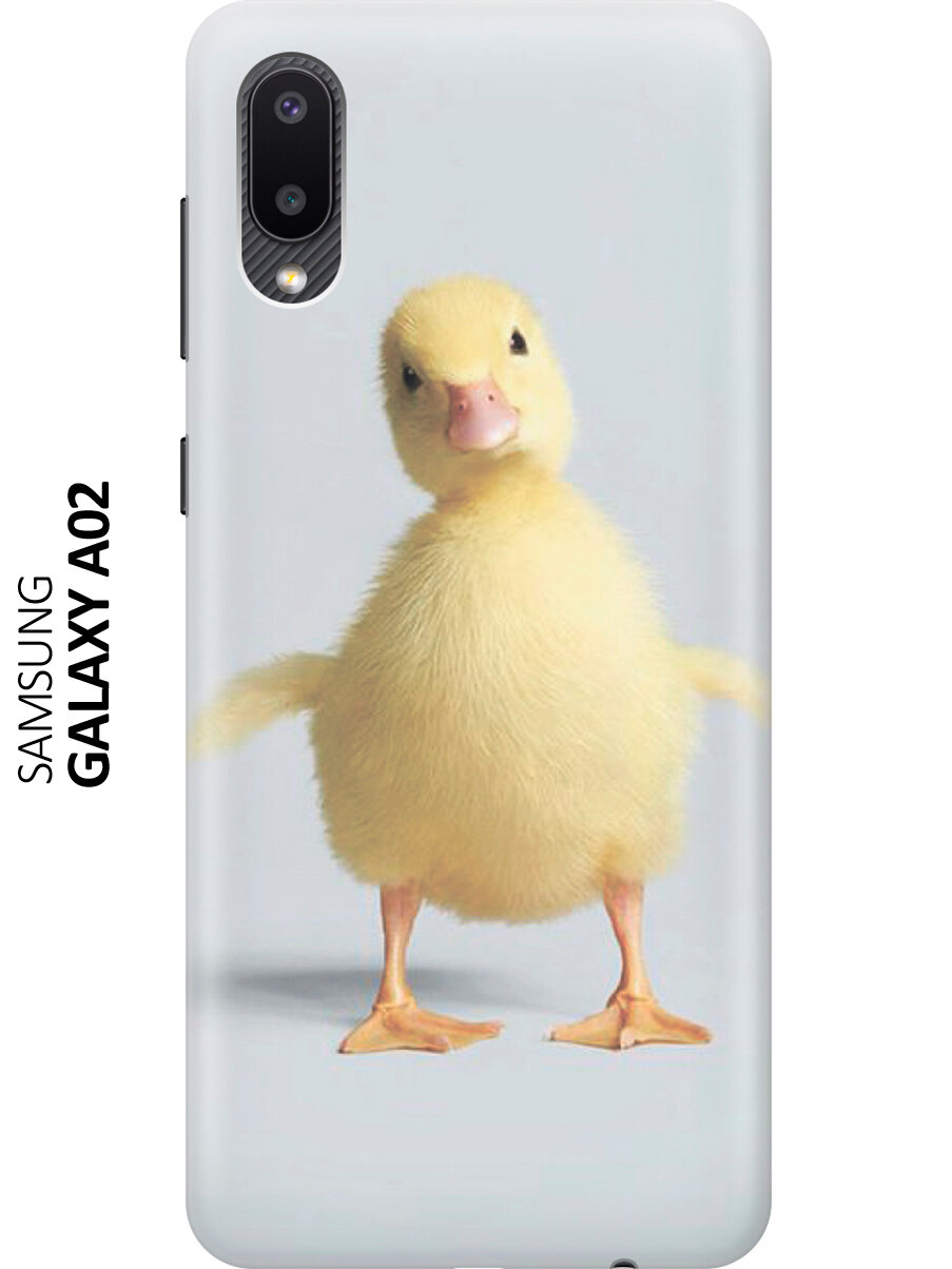 Силиконовый чехол Утя на Samsung Galaxy A02 / Самсунг А02