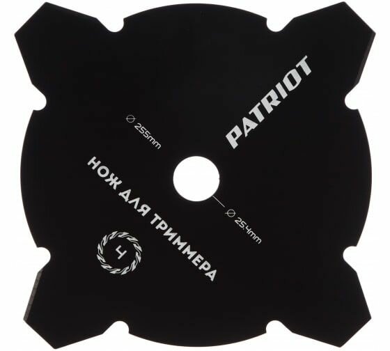 Нож TBM-4 (255 мм; 25.4 мм) для триммеров PATRIOT 809115208