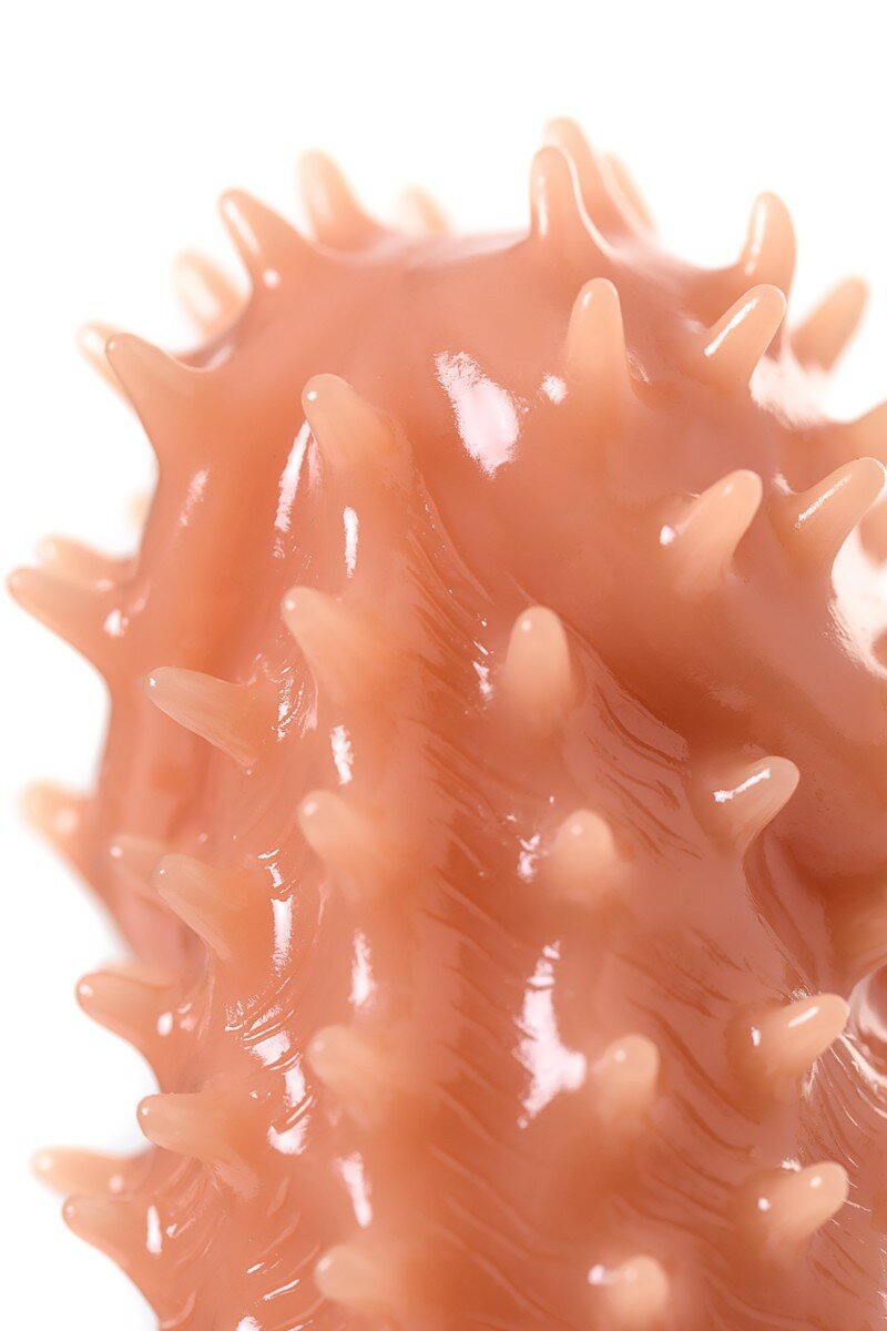 Насадка реалистичная с шипами Kokos «Extreme Sleeve», размер M телесная