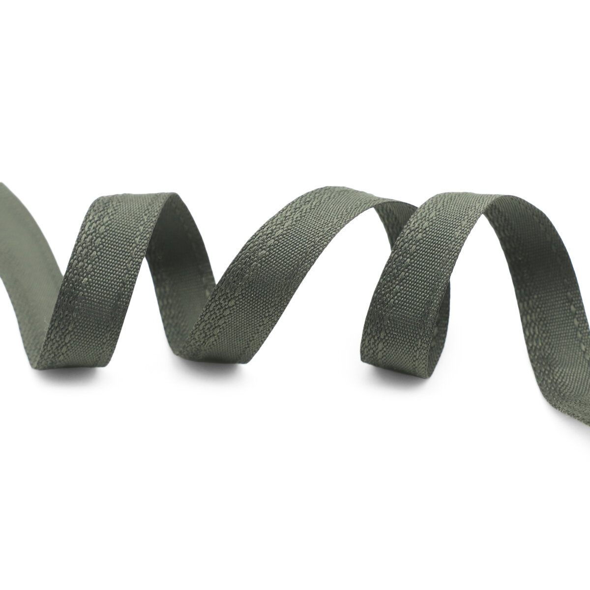 Тесьма брючная Красная лента, 4,6 г/м, полиэстер, 1,5см*50м (тёмно-серый)