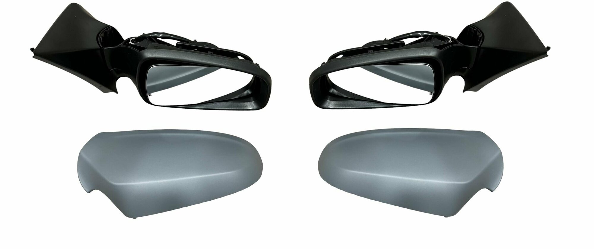 Зеркала боковые в сборе левое+правое на Opel Astra H (Опель Астра H) 2004-2010, электрорегулировка, подогрев, ZEKKERT