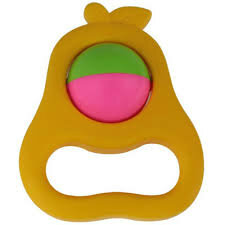 Погремушка Груша (пластик) (в пакете) 45621, (Полесье)