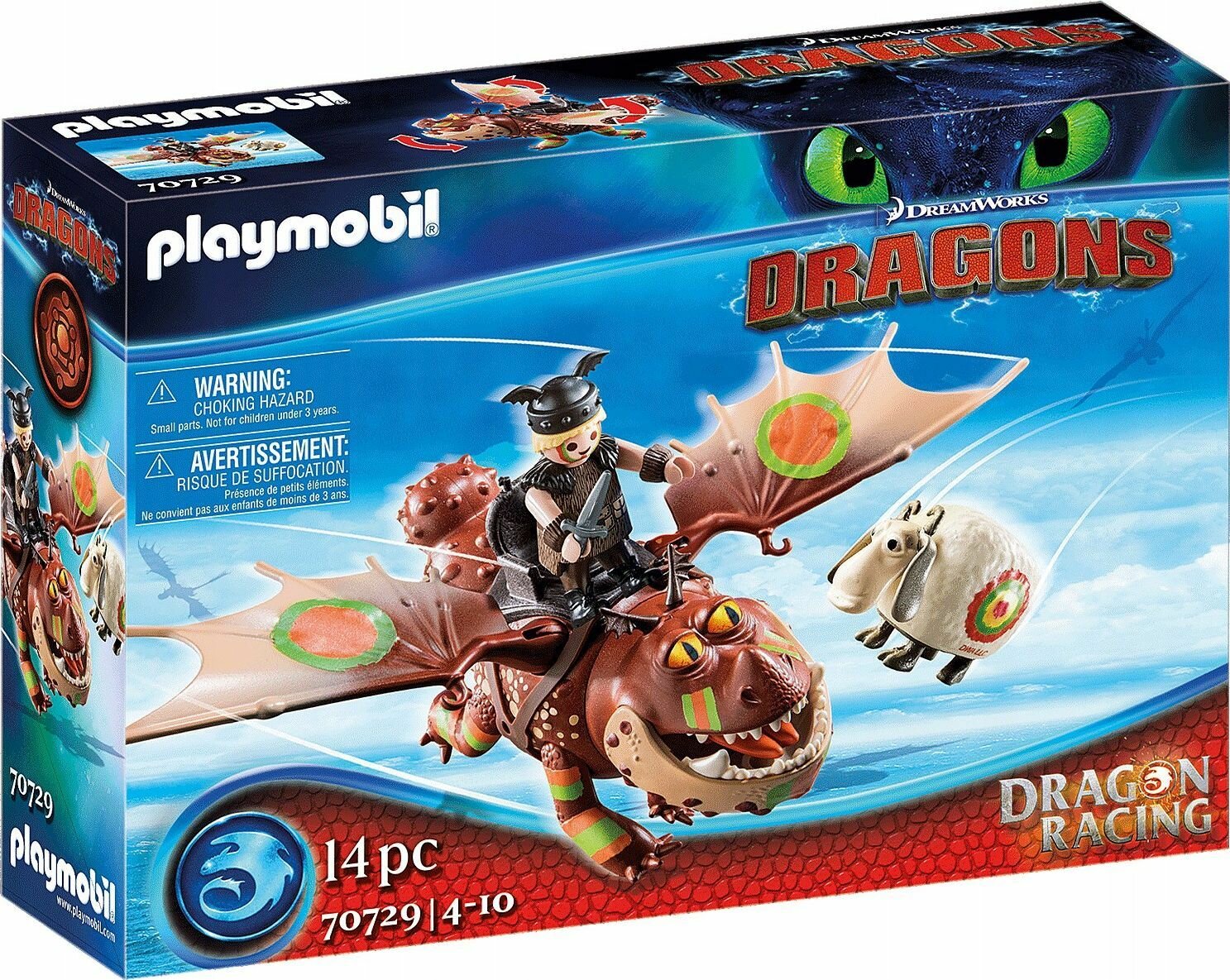 Playmobil Dragon Racing: сельдь и искусство (70729)