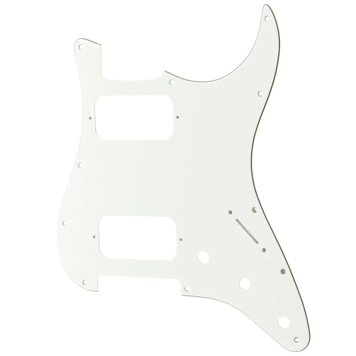 Панель для оригинального Fender Stratocaster HH US/Mexico, Musiclily MX2248WH, трехслойная, белая