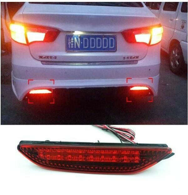 Светодиодные катафоты в задний бампер Киа Рио 3 - Kia Rio 3 2011-2014 г. г. (седан)
