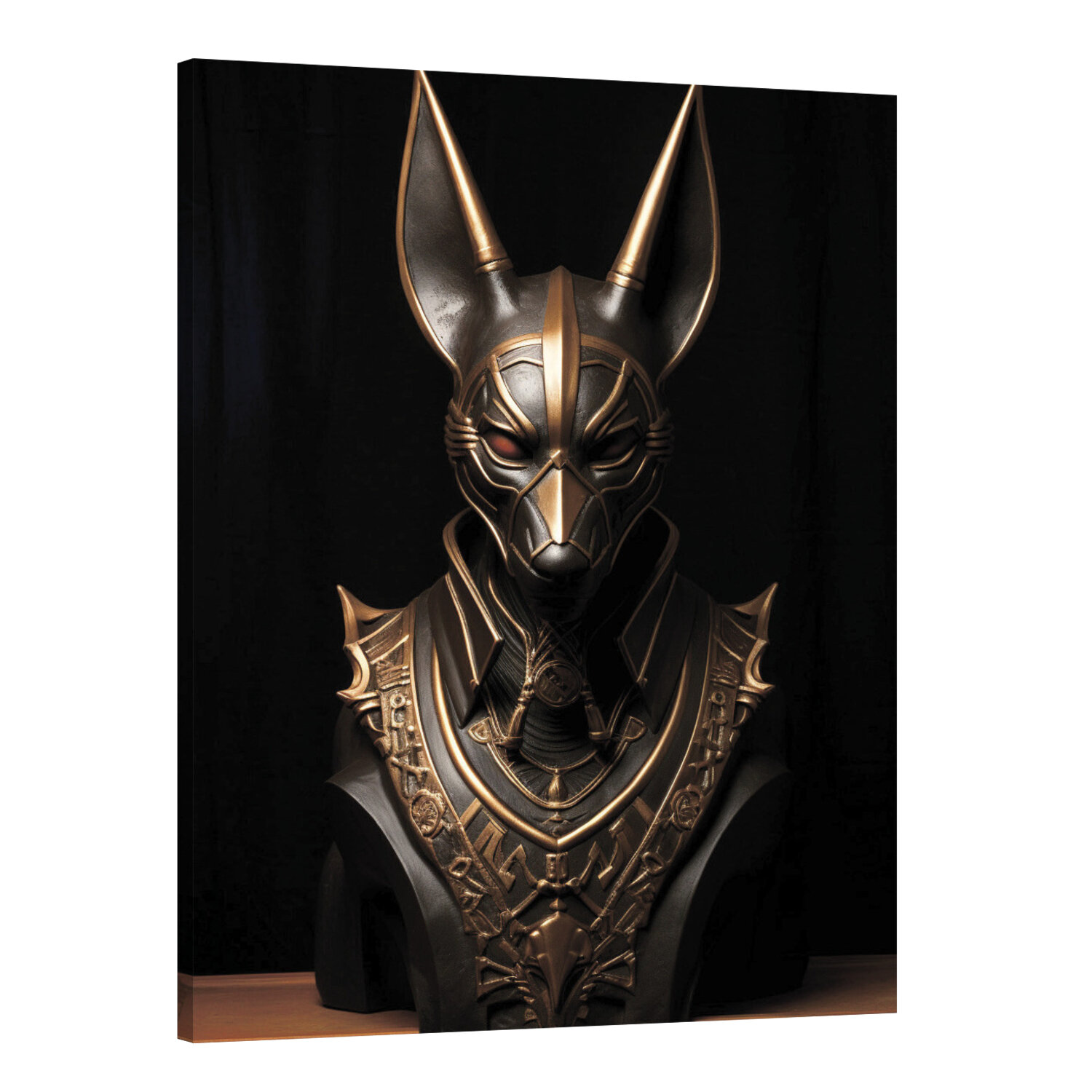 Интерьерная картина 50х70 "Анубис: властелин человеческих судеб"