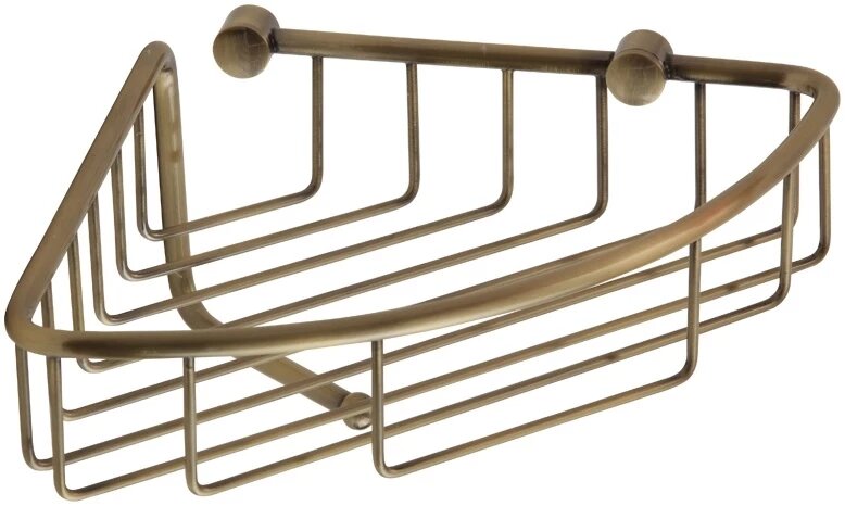 Полка угловая 22x22 см Veragio Baskets Bronzo VR. GFT-9055. BR
