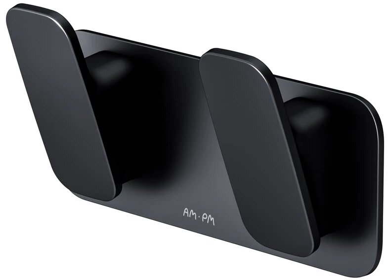 Планка с крючками Am.Pm Inspire 2.0 A50A35622 для ванны, черный матовый