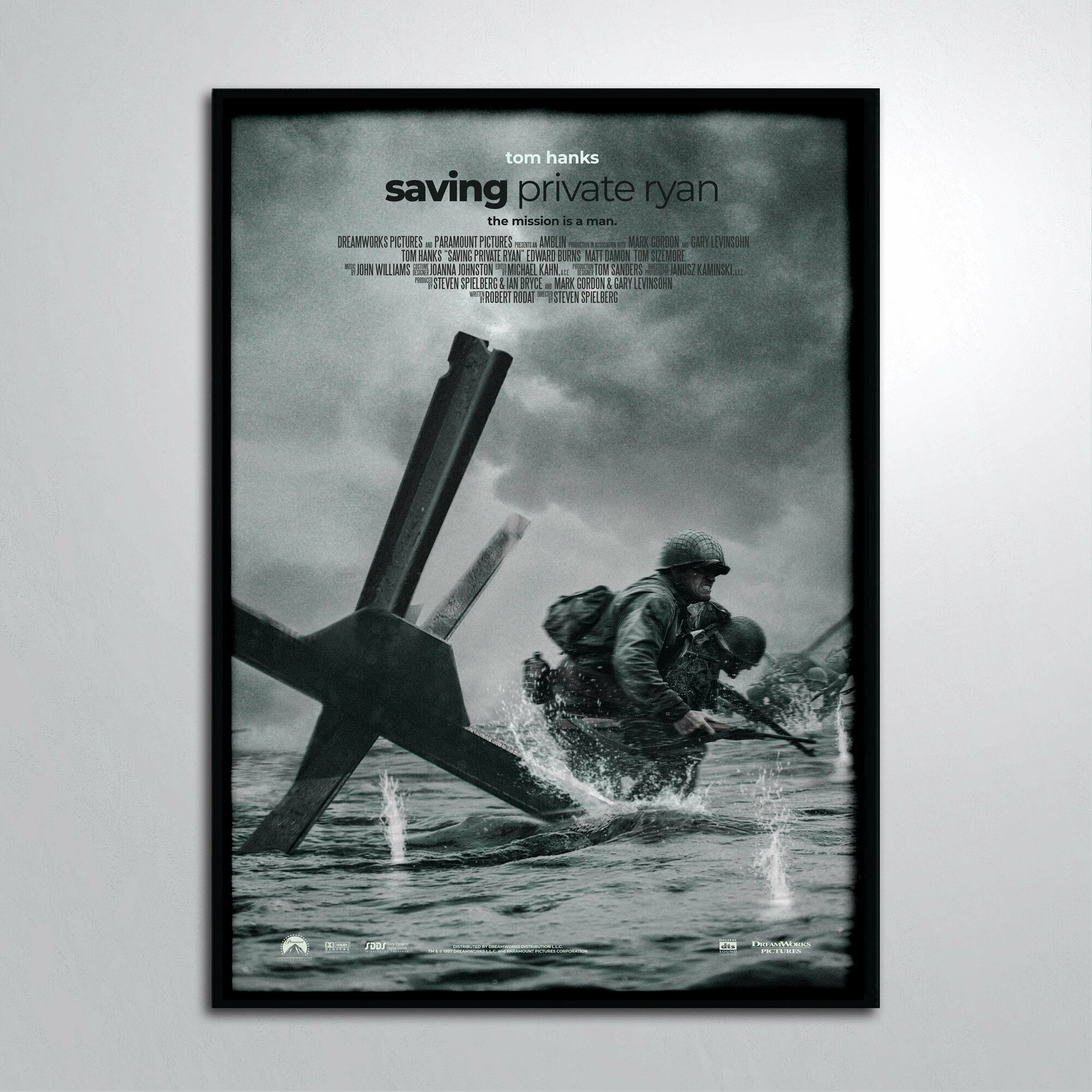 Постер в раме/Спасти рядового Райана Стивен Спилберг Том Хэнкс Saving Private Ryan