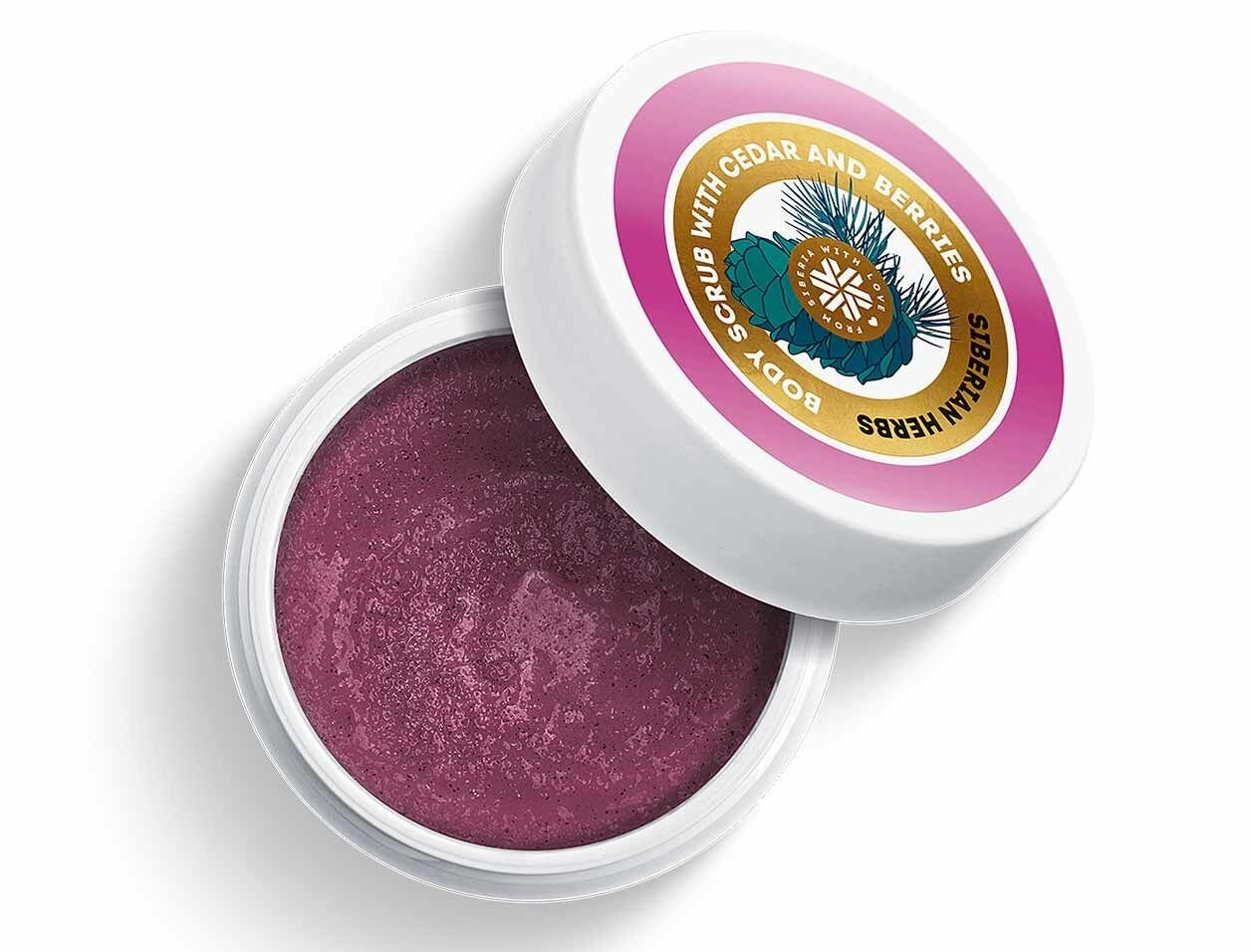 Скраб для тела с кедром с ягодами Siberian Herbs, 300гр