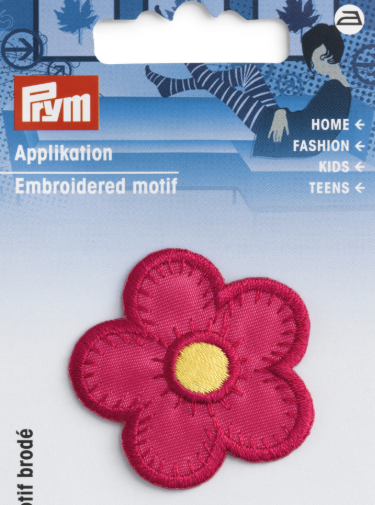Термоаппликация Цветок, розовый яркий цв, PRYM 924295