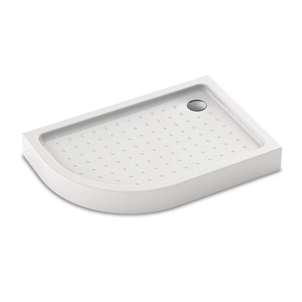 Душевой поддон (100х90) Veconi Tezeo stone TZ55R-10090-C5 белый/правый