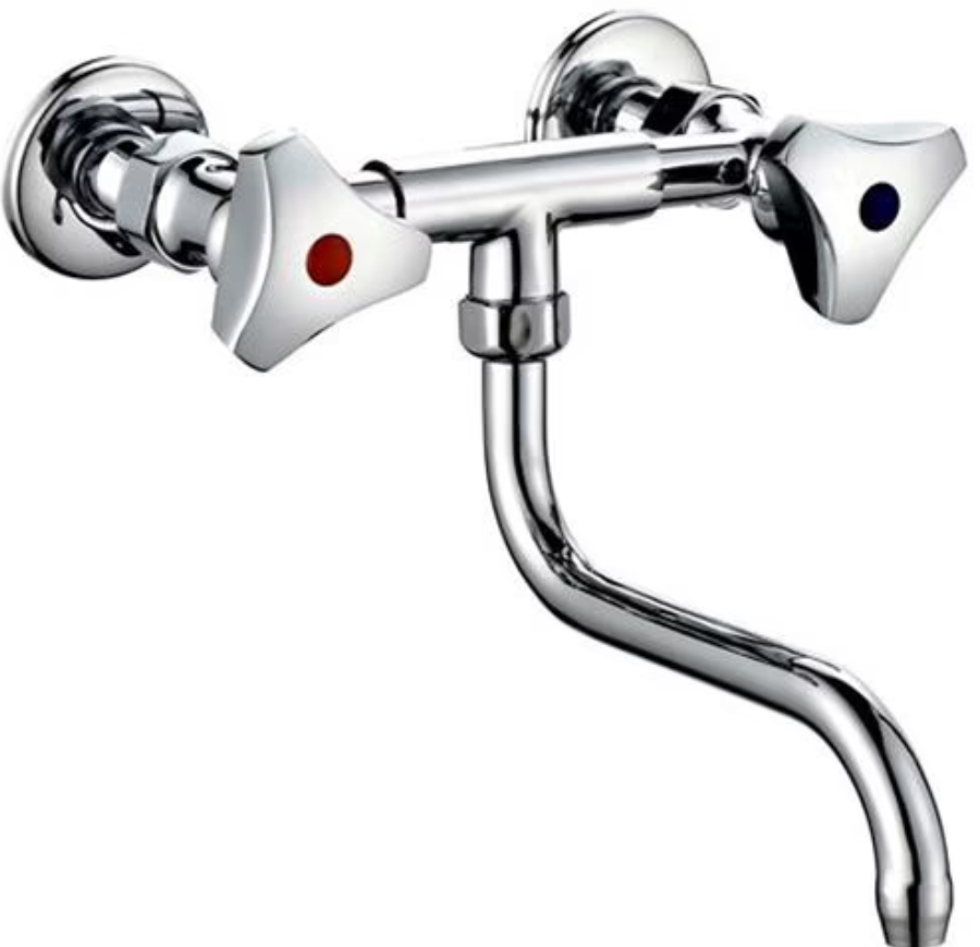 ПрофСан ПСМ-108-К/80, Смеситель для кухни настенный керамический, г. Подольск