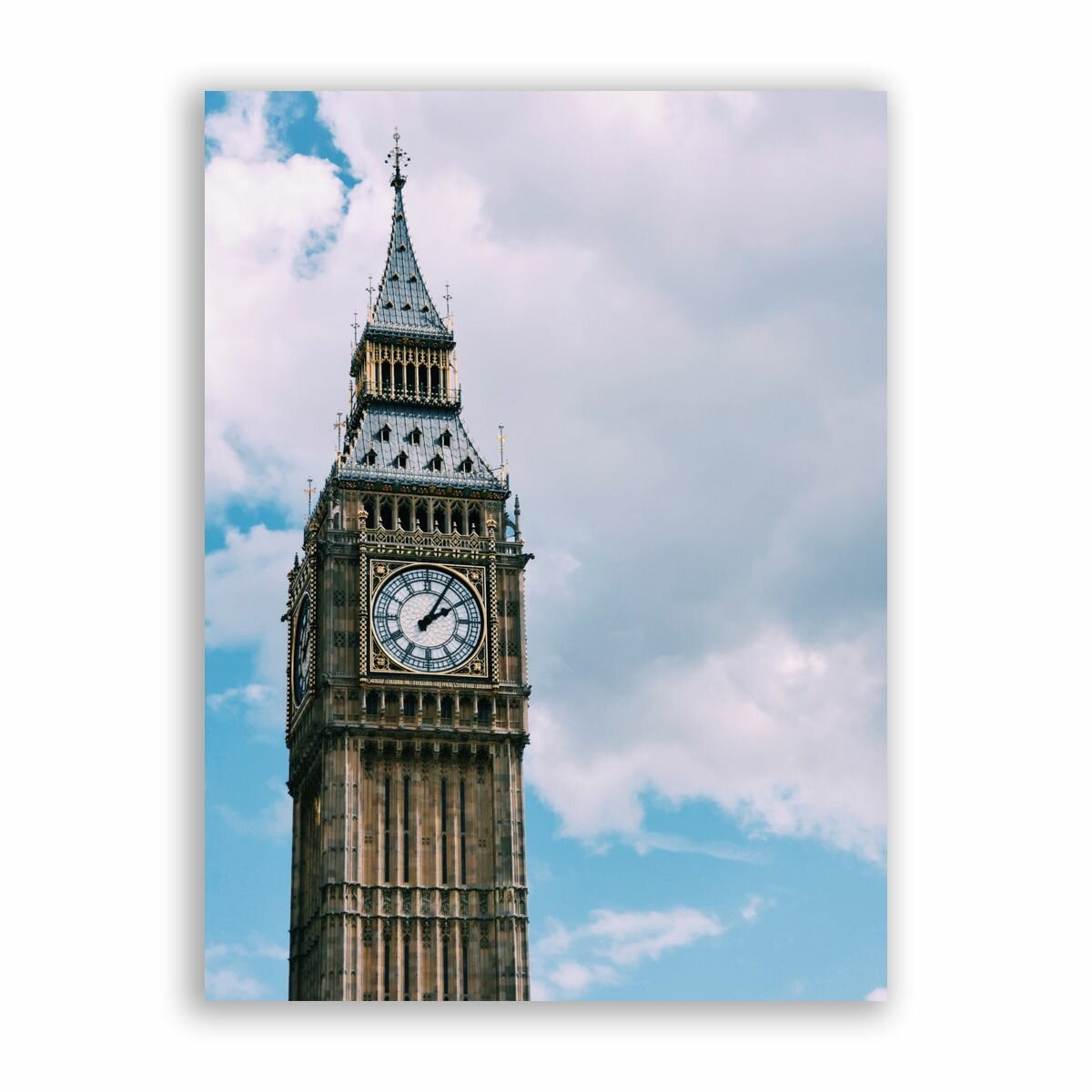 Постер, плакат на бумаге / Big Ben / Биг-Бен / Размер 30 x 40 см