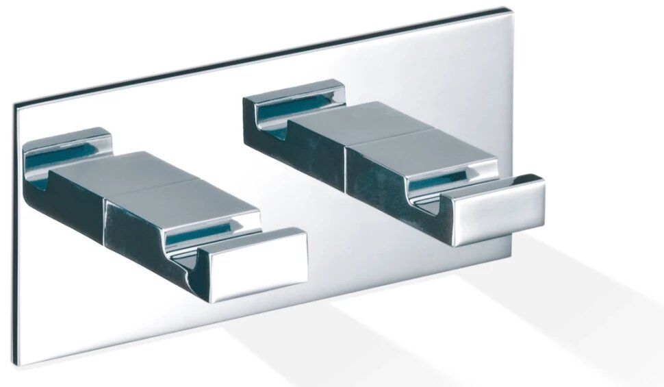 Крючок Decor Walther Brick 0594000 двойной, для ванны, хром