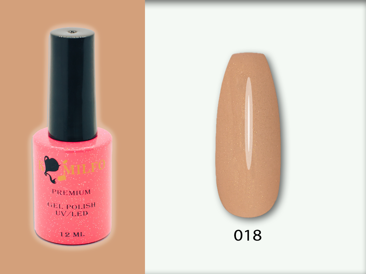 018 KOMILFO гель лак 12 мл.