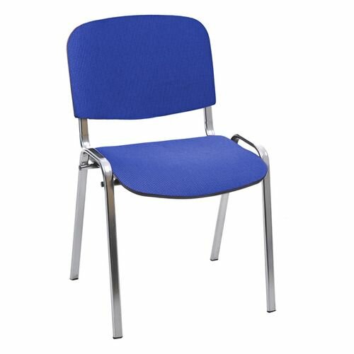 Стул HELMI HL-F01 Изо, на ножках, ткань, синий [359858]