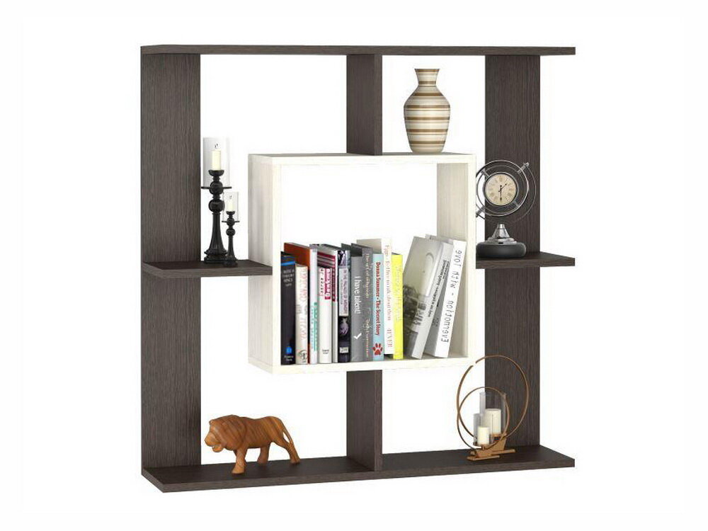 Полка навесная ПН-1 (850*850*180) Тэкс - цвет Венге-Дуб молочный