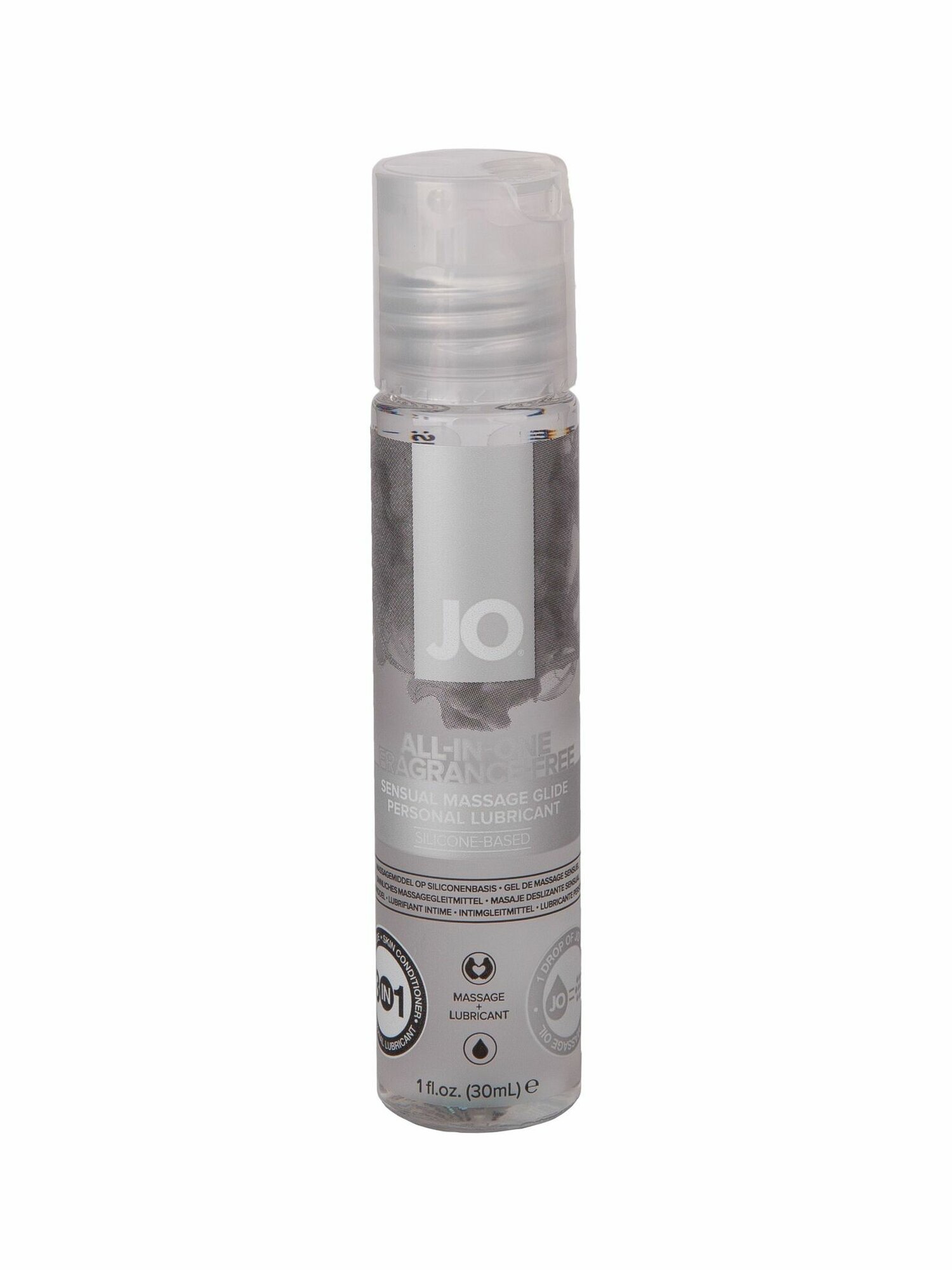 Массажный гель-лубрикант на силиконовой основе ALL-IN-ONE Massage Glide FRAGRANCE FREE , 30 мл