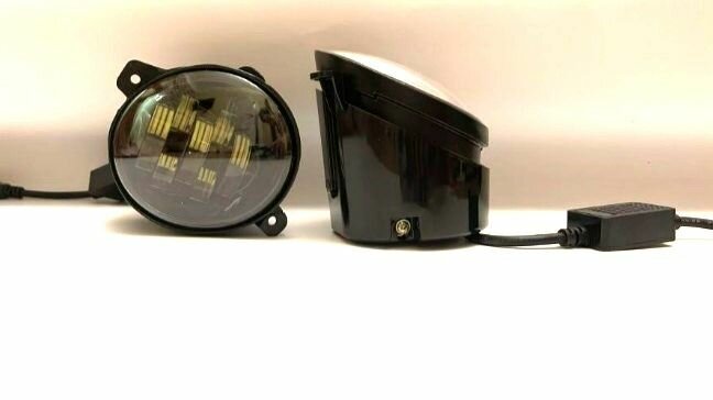 Противотуманные фары LED 7 линзы белый желтый