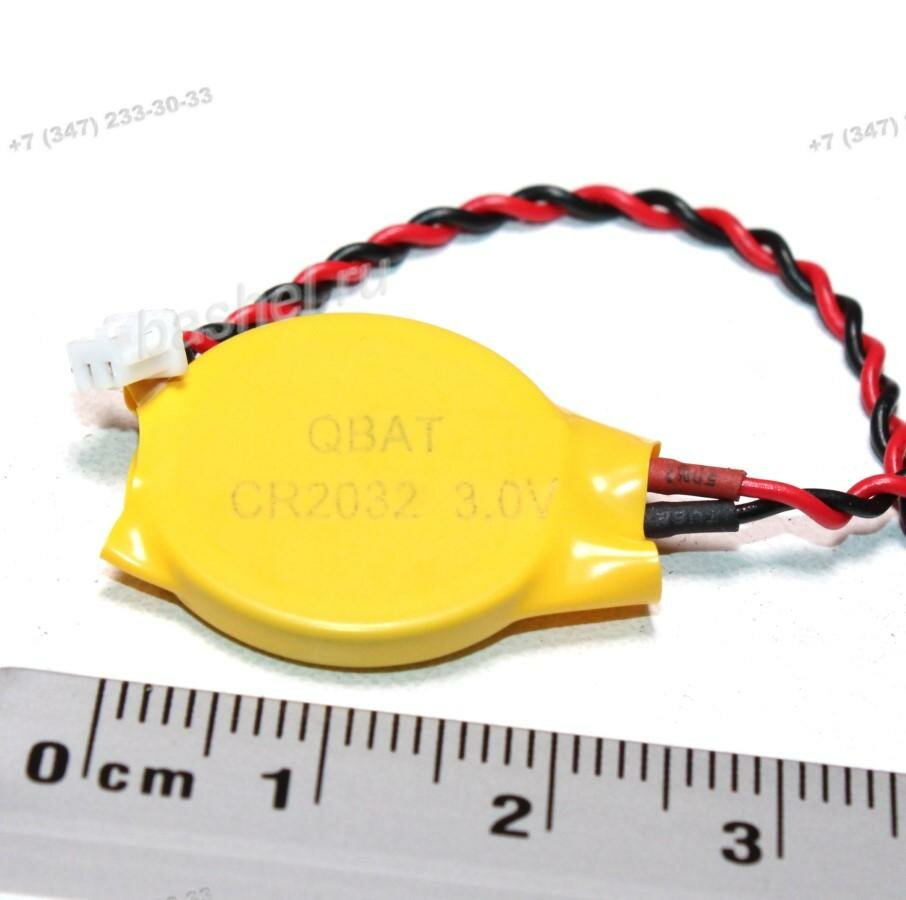 Батарейка QBAT CR2032 (для BIOS с разъемом 1.25pin/12см)