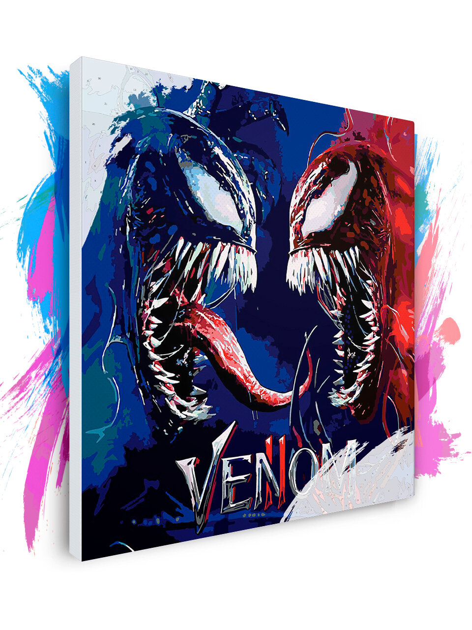 Картина по номерам на холсте Веном 2, 40 х 40 см