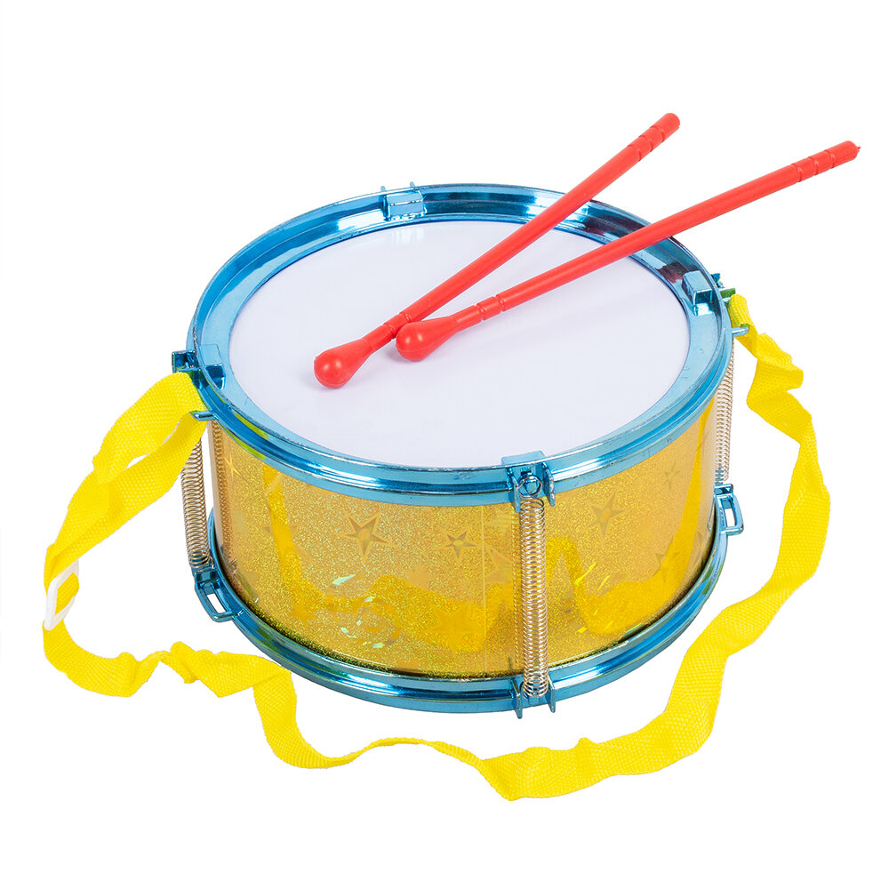 Детская музыкальная игрушка TONG DE Барабан, 20 см, пластик, от 3 лет
